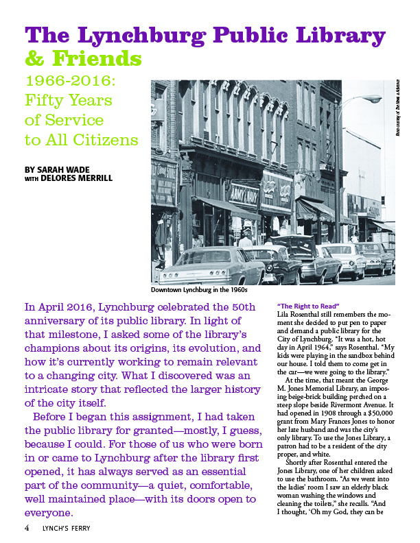 Lynch's Ferry Magazine | A Journal of Lynchburg History - The Lynchburg ...